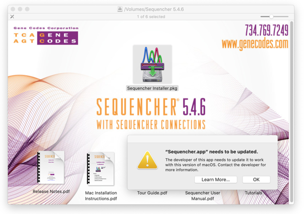 Importing Sequencher project files into MacVector